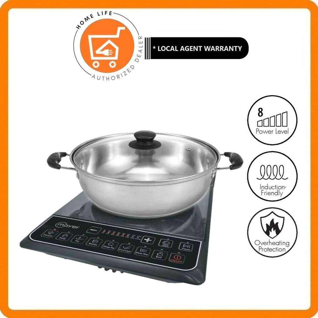 Mayer MMIC2110 Induction Cooker with Free Pot 2100W | Shopee Singapore