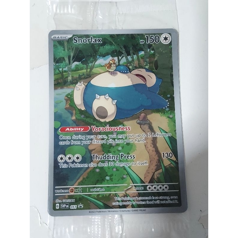 Pokemon svp051 snorlax promo card | Shopee Singapore