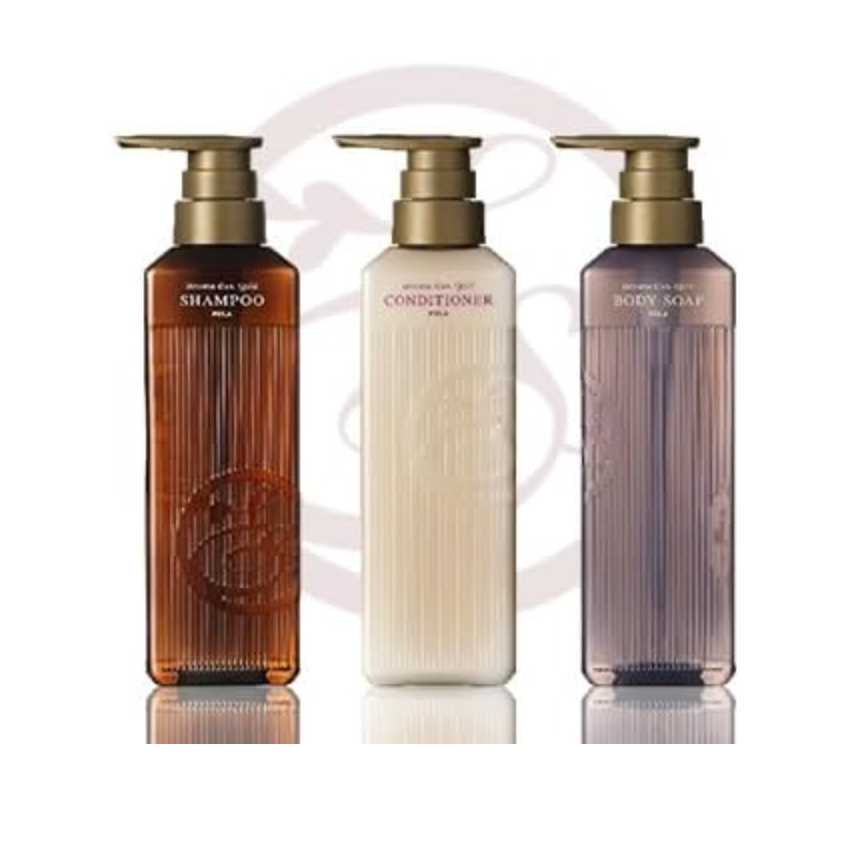 POLA aroma ess.gold [Aroma Esse Gold] Shampoo, conditioner, body soap 3 types set (new bottle ...