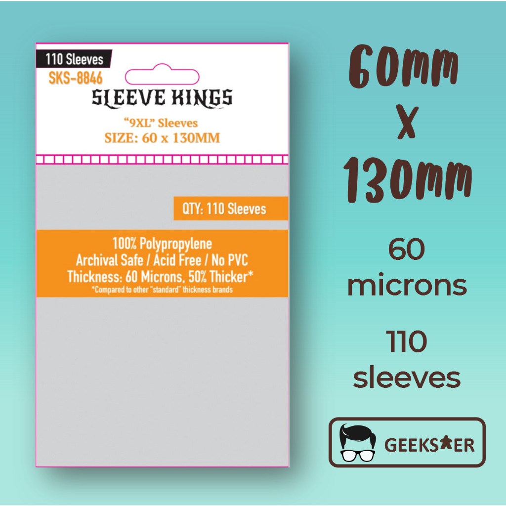 [60 X 130mm] 8846 Sleeve Kings 9XL | Shopee Singapore