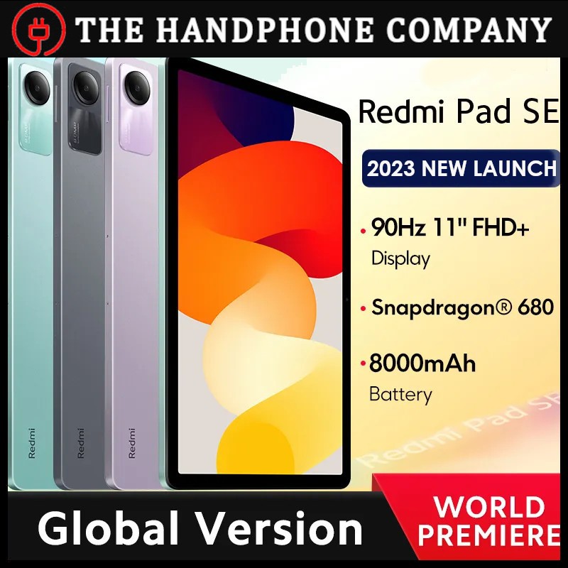 Xiaomi Redmi Pad SE 11" Display / 256GB or 128GB / Global Version ...