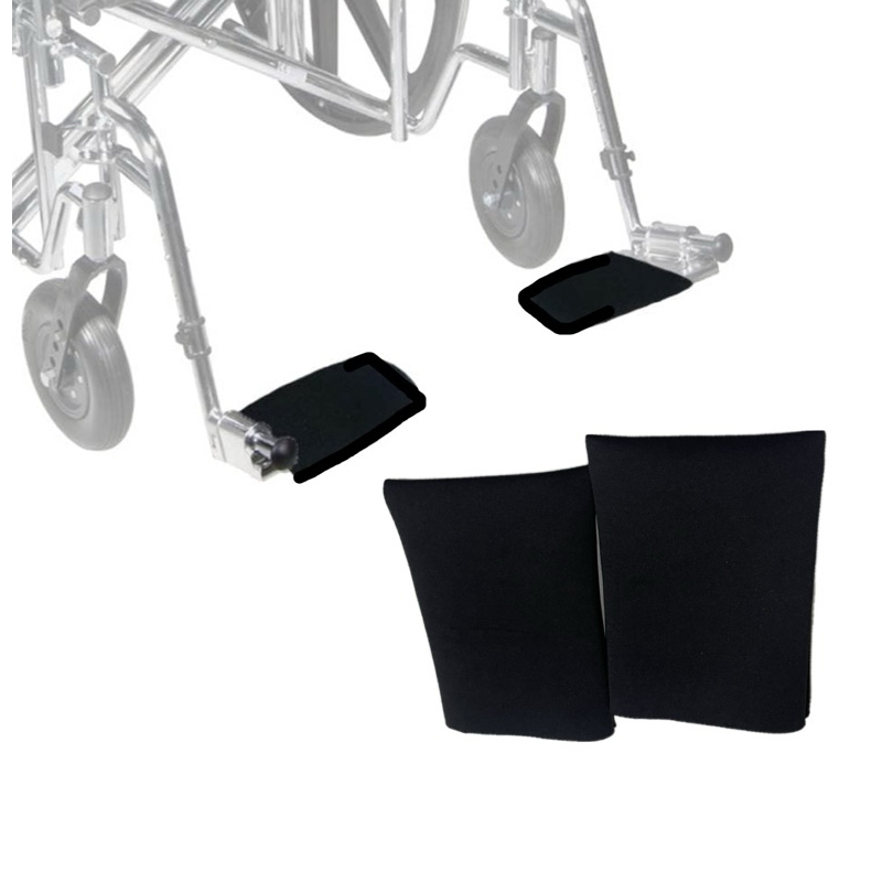 Elderly Wheelchair Footrest Cover Non-Slip Footplate Protector Pad Soft ...
