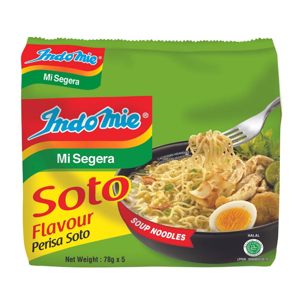 Indomie Soup Soto Flavour Instant Noodle (5 x 78g) | Shopee Singapore