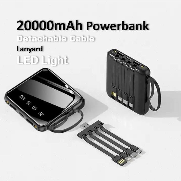 Mini Powerbank 20000mAh High Capacity Flight Ready Power Bank Inbuilt ...