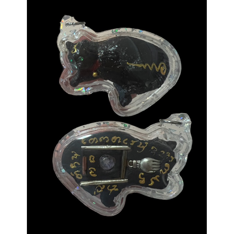 Thai Amulet Diamond Eyes Black Cat Master: Ajarn Thep Achan Thep Temple ...