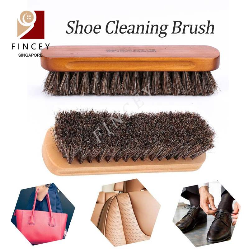 【SG】Horse Hair Shoe Brush Soft Cleaning Polishing Tool Leather Care ...