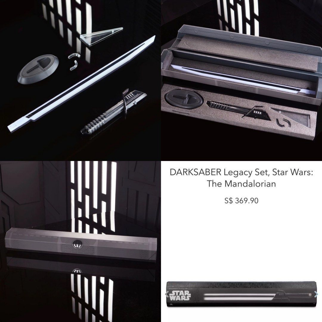 Disney light saber DARKSABER Legacy Set, Star Wars: The Mandalorian ...