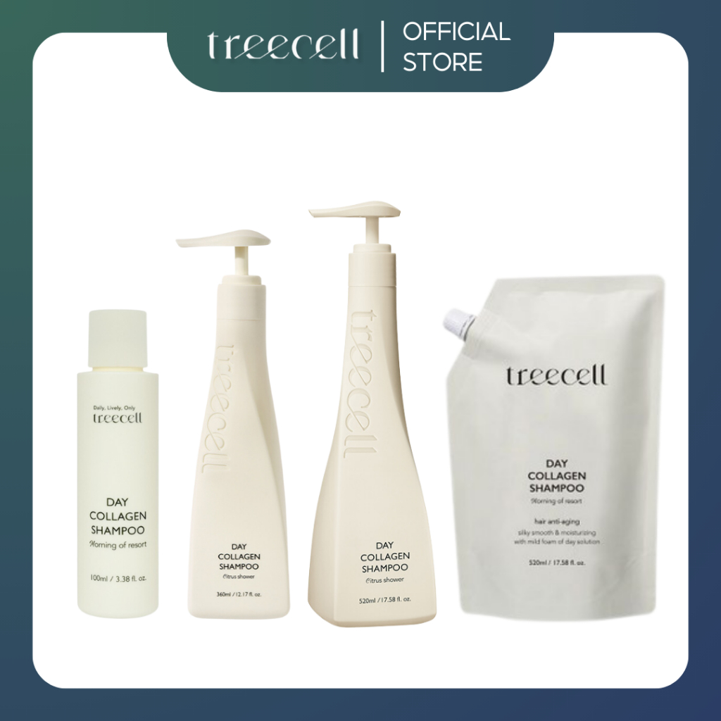 Treecell Day Collagen Shampoo – Clarifying Care for Smooth Hair & Anti ...