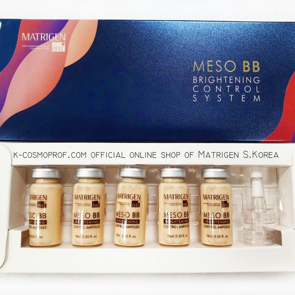 MATRIGEN Meso BB SkinCare Ampoule Brightening Control System(10ml x 5pcs) | Shopee Singapore