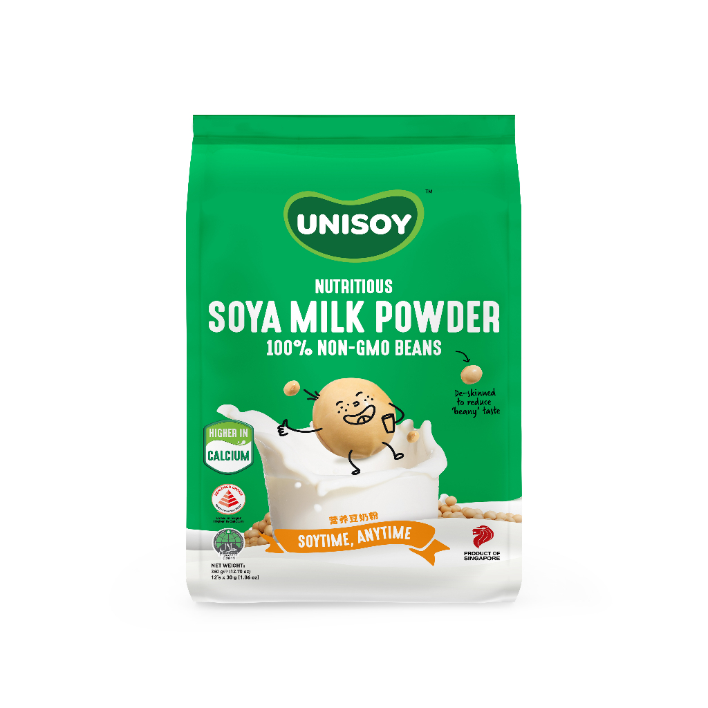 Bundle 2 UNISOY Nutritious Soy Milk Powder - No Cane Sugar | Low Sugar ...