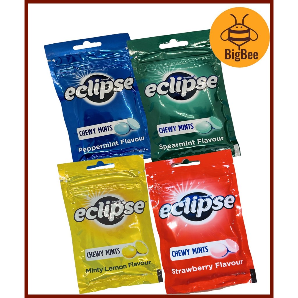 Wrigley's Eclipse Chewy Mints Candy - 45g/pkt Peppermint / Spearmint ...