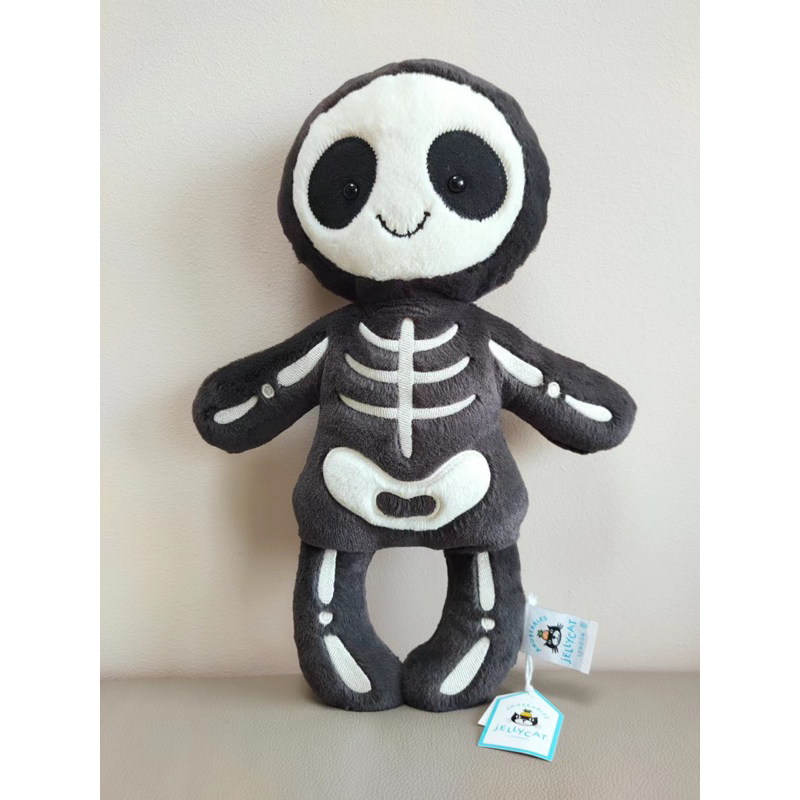 Jellycat Skeleton Bob Halloween Stuffed Soft Plush Toy BNWT Cute Rare ...