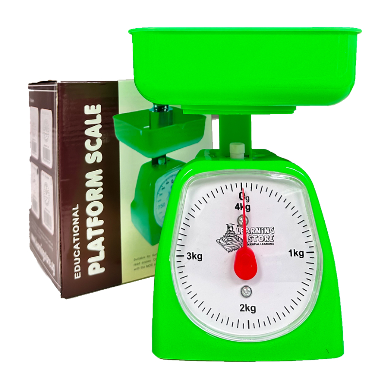 Learning Store B135 Platform Scale 4kg |Kilogram | Scale for Kids ...