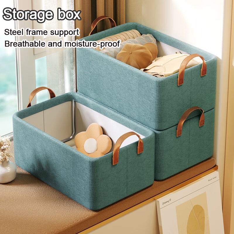【SG Stock】 Clothes storage box household wardrobe pants sorting box ...