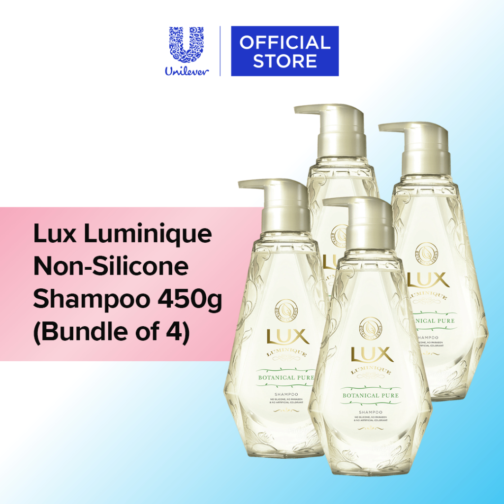 [Bundle of 4] Lux Luminique Non-Silicone Shampoo 450g | Shopee Singapore