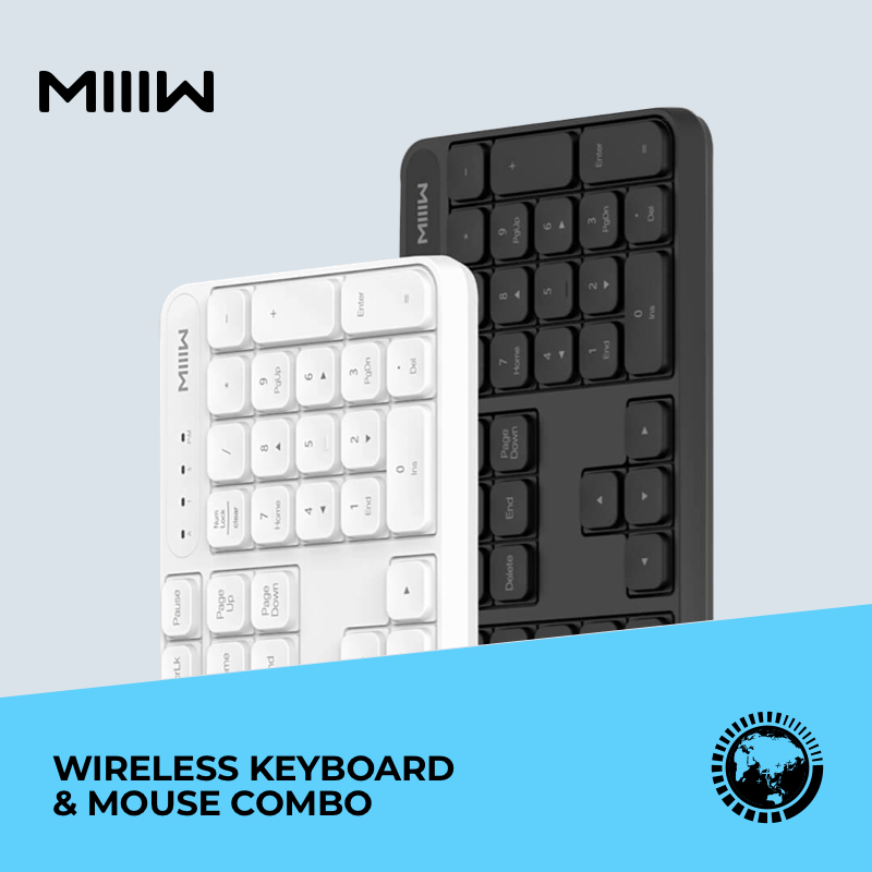 MIIIW Wireless Keyboard And Mouse Combo [ Windows MAC Compatible, 2 ...