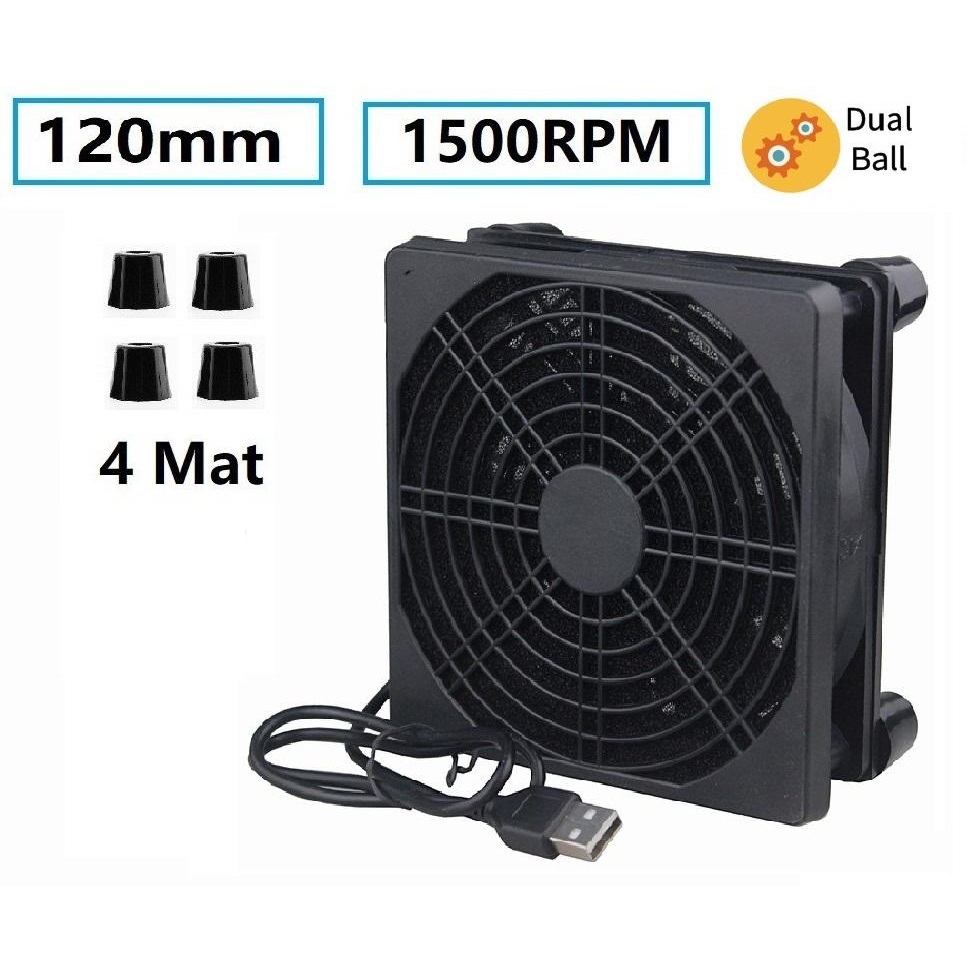 Quad/ Triple/ Dual and Single 12CM USB High Speed Cooling Fan Bracket ...
