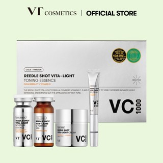 [VT] REEDLE SHOT VITA-LIGHT Cream 50ml & Toning Eessence 10ml*2ea & EYE-Cream 15ml SET ...