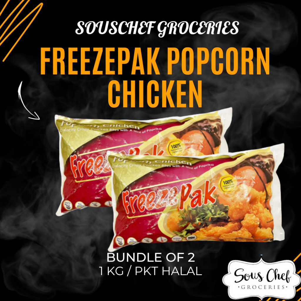 PROMOTION /FROZEN POPCORN CHICKEN 1KG HALAL / FINGER FOOD / FROZEN FOOD ...