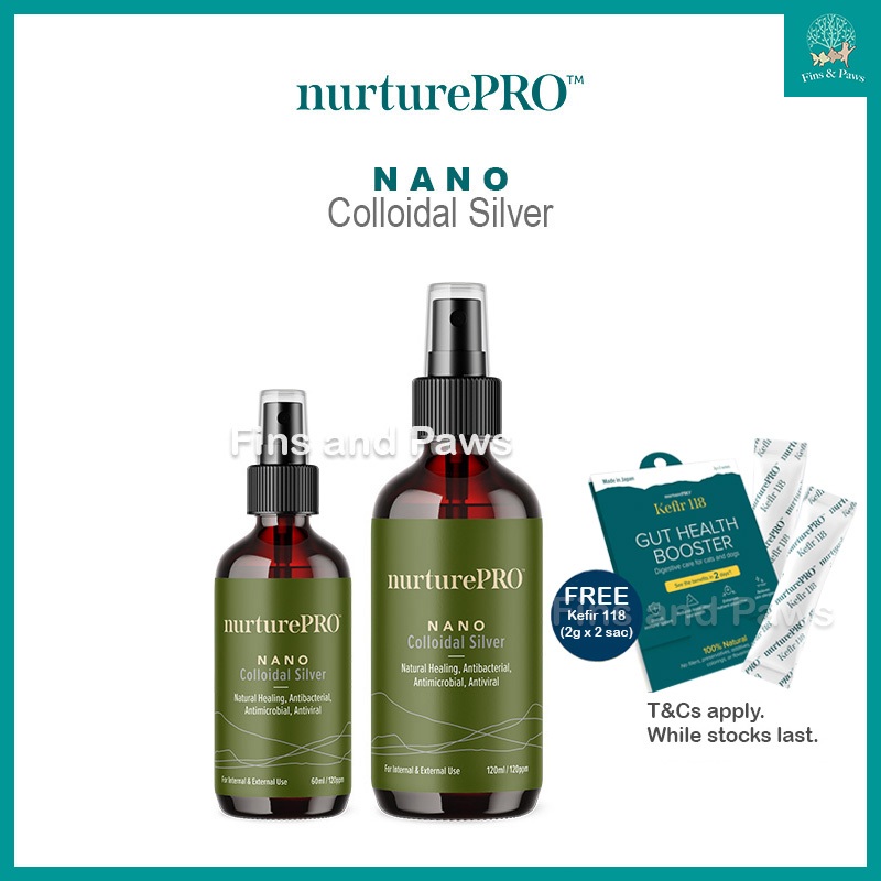 [Nurture Pro] (Free Gift) NANO Colloidal Silver Spray for Dogs&Cats ...