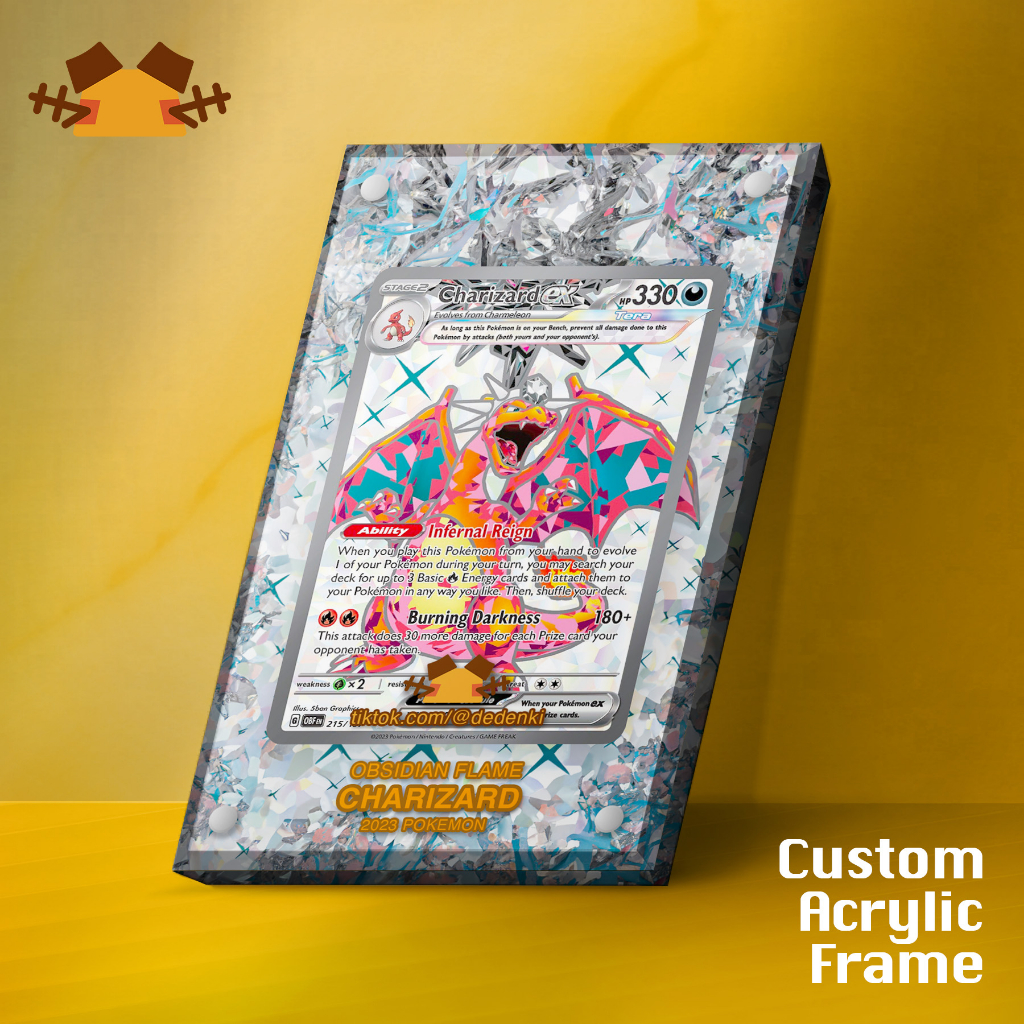 Charizard Ex Custom Acrylic Frame | Shopee Singapore