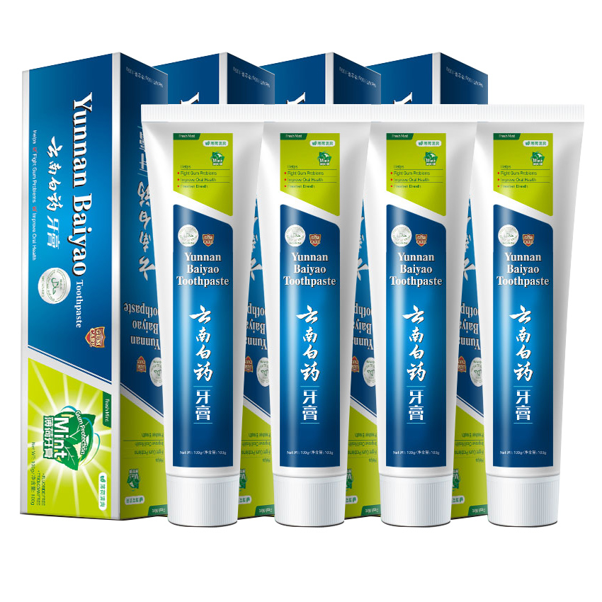 Yunnan Baiyao l YNBY Toothpaste 100g Oral Protection Icy Cool Mint ...