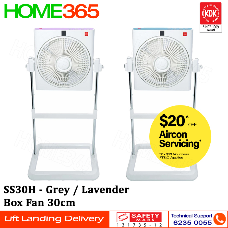 KDK Box Fan 30cm SS30H | Shopee Singapore