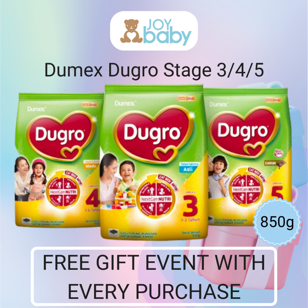 [Wholesale] Dumex dugro Milk Powder (Stage 3/4/5)(850g) | Shopee Singapore
