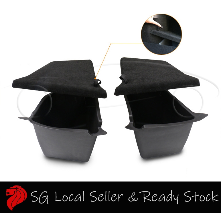 Tesla Model Y Juniper Trunk Boot Side Storage Bins 2-piece | Shopee ...