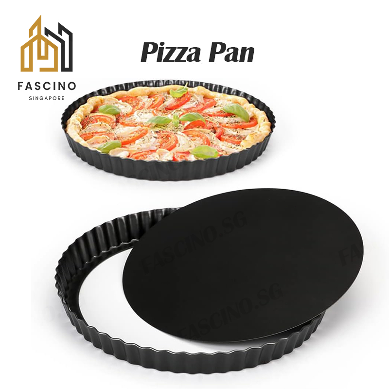 【SG】Non-Stick 9-Inch Pizza Pan Round Heavy Duty Pizza Tray with ...