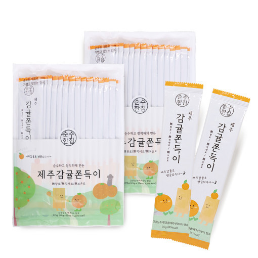 Jeju mandarin Jjondeugi(Korean chewy snack) 30 pieces | Shopee Singapore