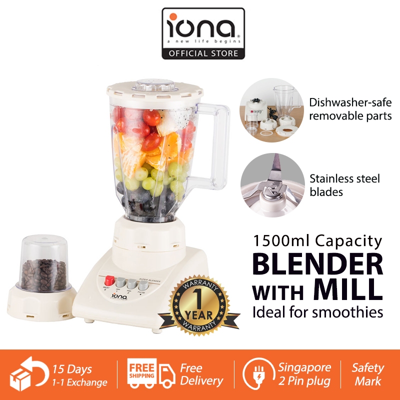 IONA 1.5L Grinder Blender Machine | Soya Bean Milk Smoothie Juice ...