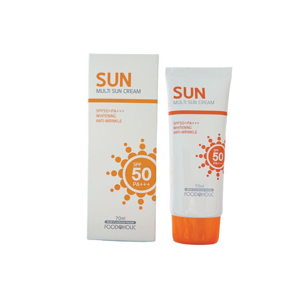 FOODaHOLIC Multi Sun Cream SPF50+PA+++ 70ml | Shopee Singapore