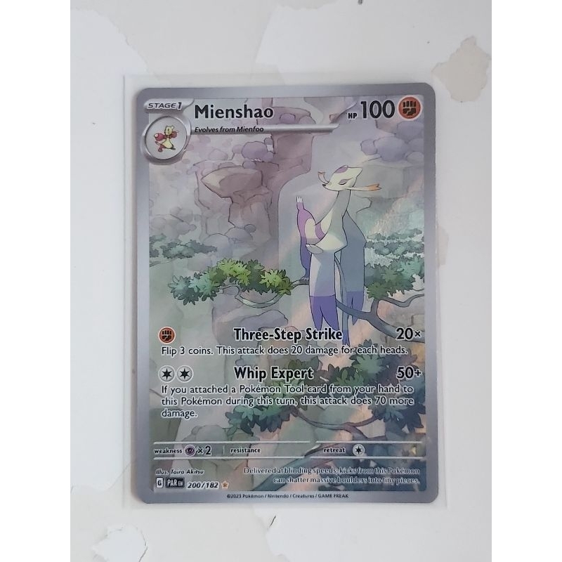 Pokemon mienshao illustration rare paradox rift card | Shopee Singapore