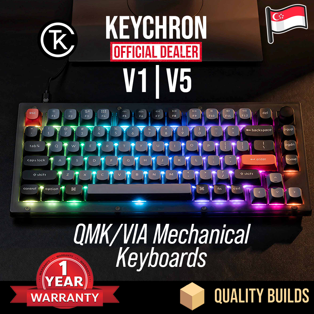 Keychron V1/V5 Knob Custom QMK Mechanical Keyboard Fully Assembled Knob ...