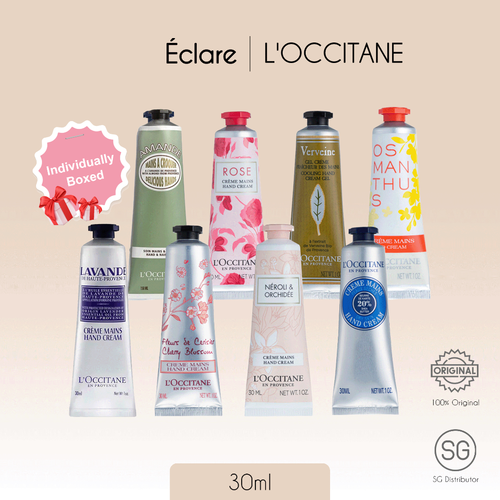 L'Occitane Hand Cream 30ml/150ml - Individually Packed | Shopee Singapore