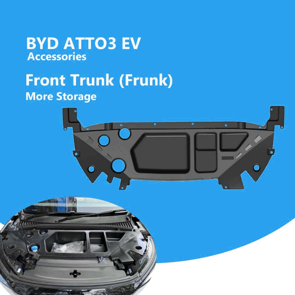 BYD ATTO 3 RHD Frunk Car Interior Storage Box Organizer Front Trunk ...