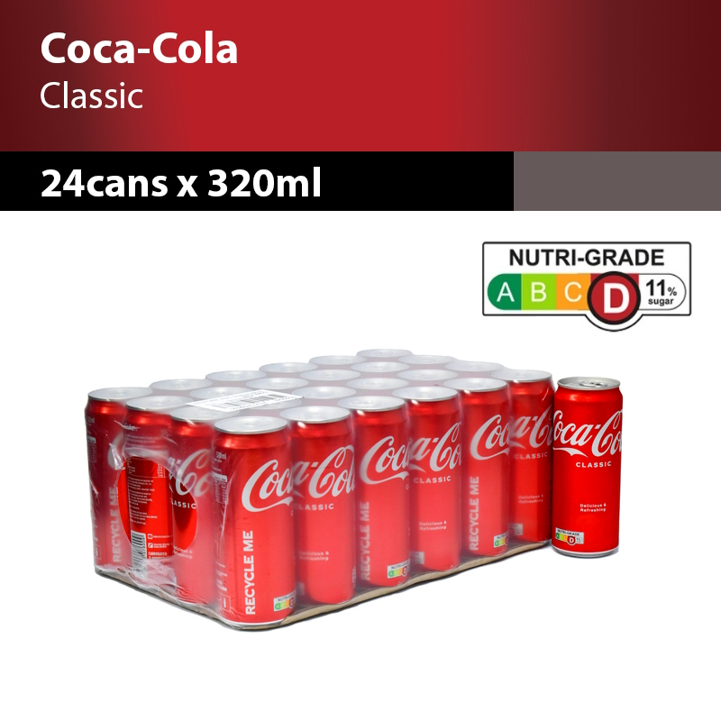 Coca Cola Classic (24 x 320ML) | Shopee Singapore