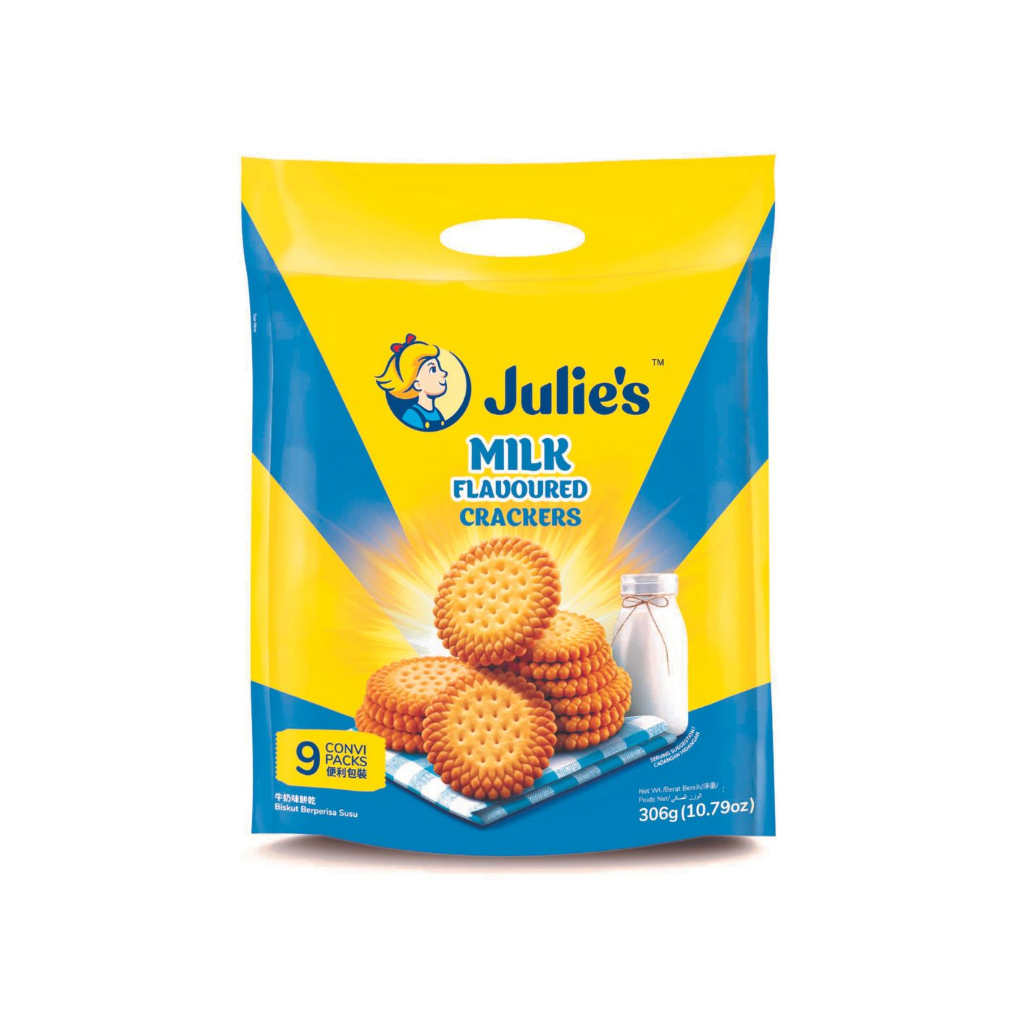 Julie's Milk Crackers 306g | Shopee Singapore