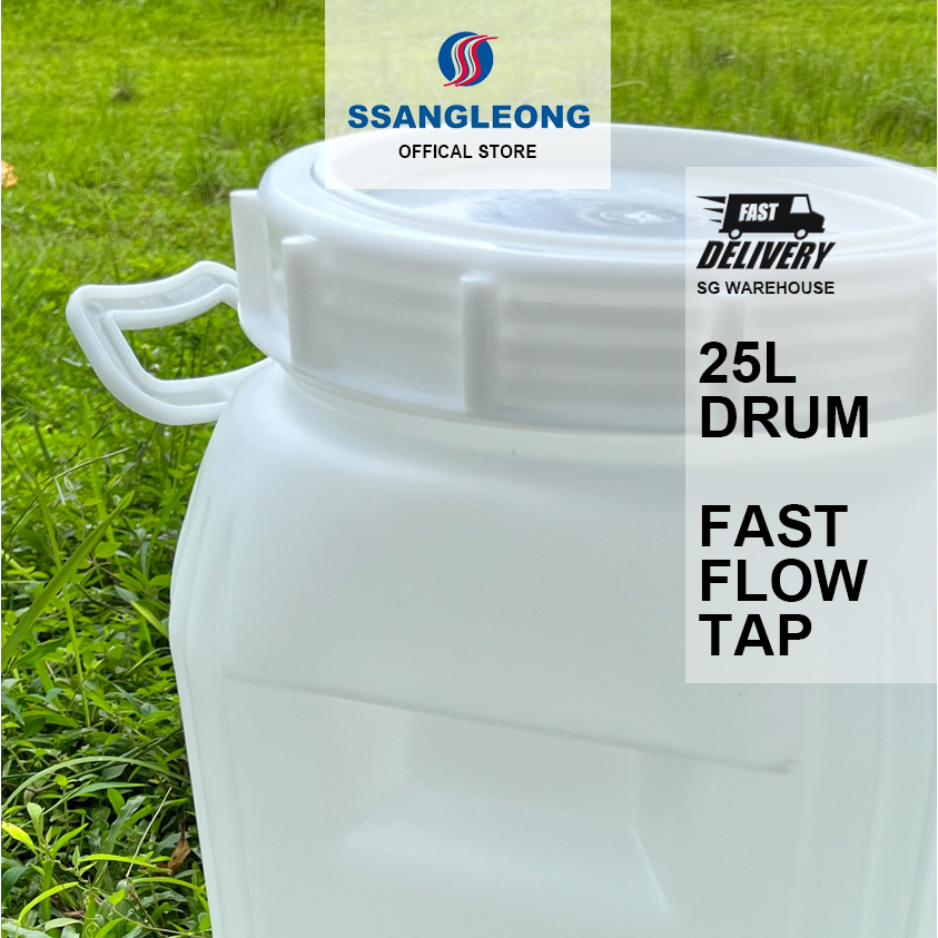 [SG STOCK] 25L Food Grade Drum With/WO Nozzle (Fast Flow) 💧 Multi ...