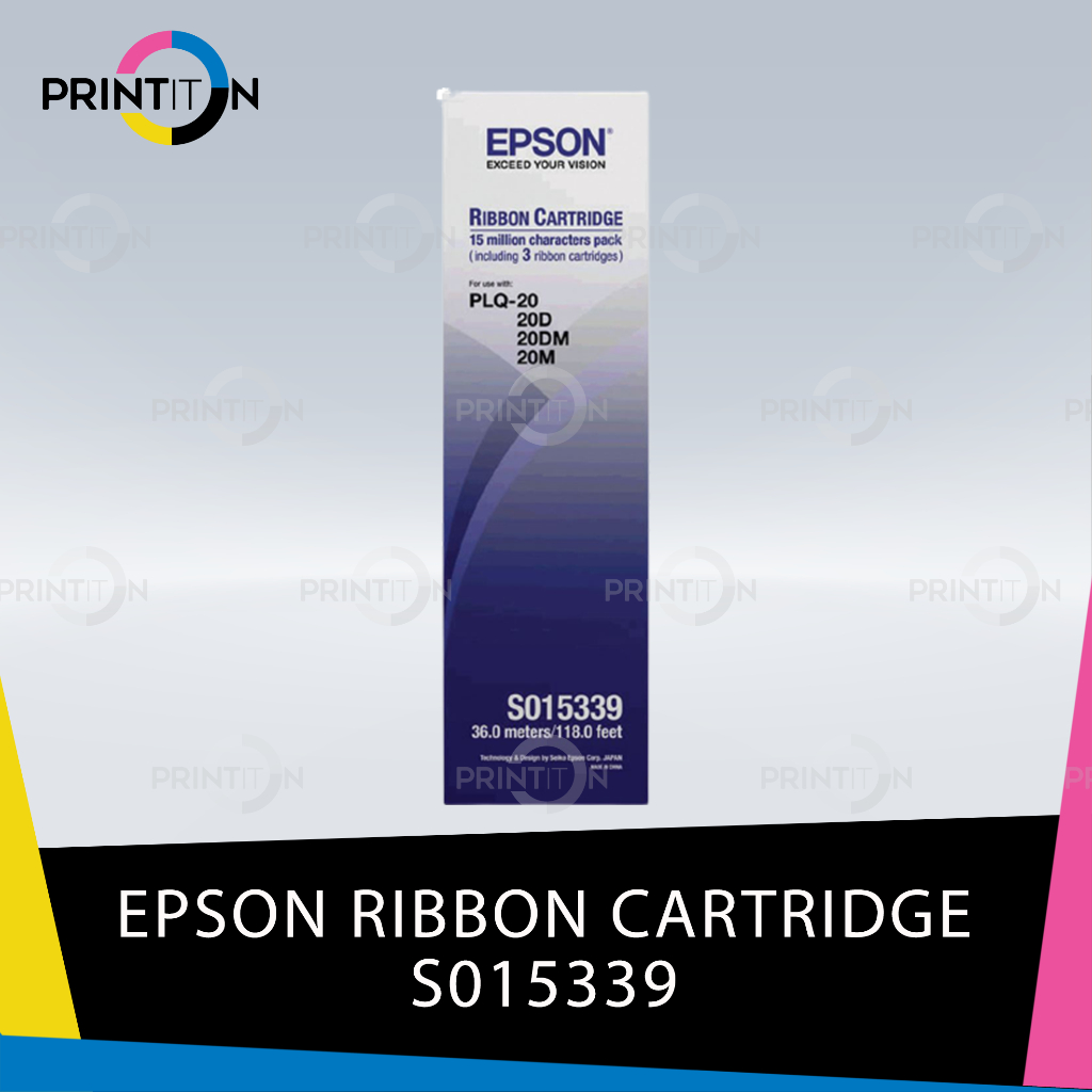 [ORIGNAL] EPSON Ribbon Cartridge PLQ-20/20D/20M/20DM Ribbon Cartridge ...