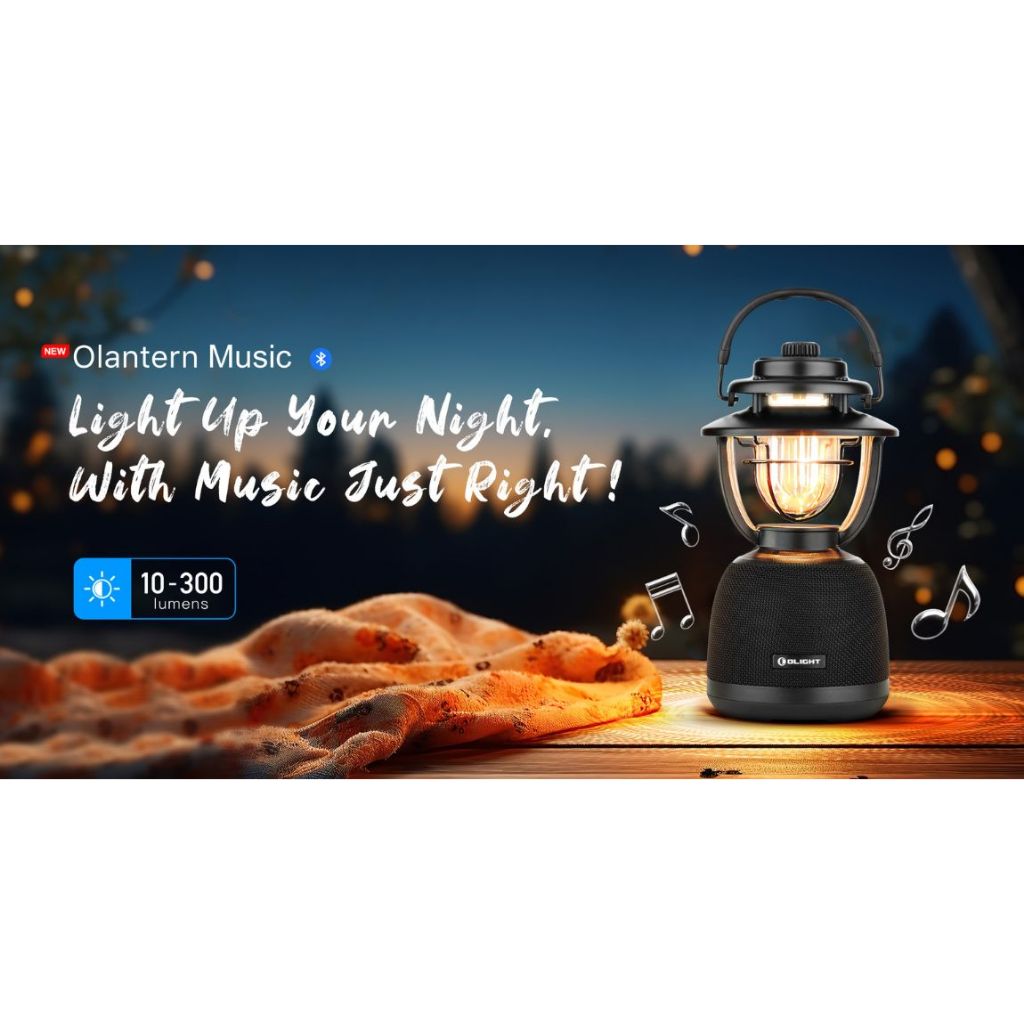 Olight Olantern Music Rechargeable Camping Lantern with Stereo | Shopee ...