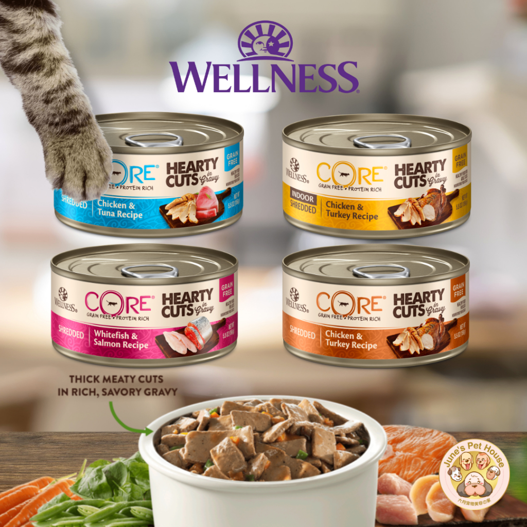Wellness Core Hearty Cuts in Gravy Cat Food 156g | Shopee Singapore