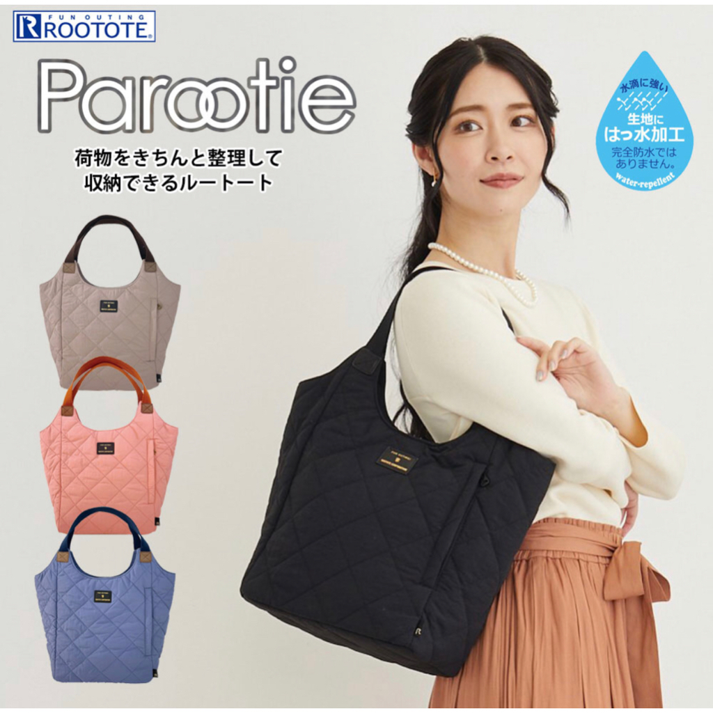 (ROOTOTE) / [2023 New Item] LT. round. Parootie. Quilt-B (4 types) water-repellent processing ...
