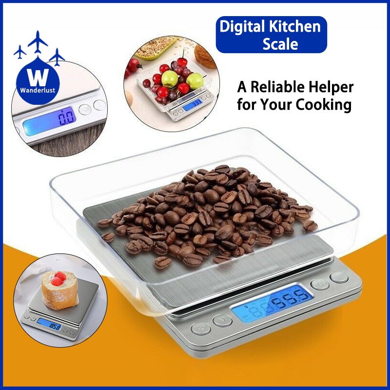 3kg/0.1g Electronic Balance Bake Food Kitchen Scale | Shopee Singapore