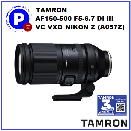 TAMRON AF150-500 F5-6.7 DI III VC VXD NIKON Z (A057Z) ( 36 MONTHS LOCAL ...