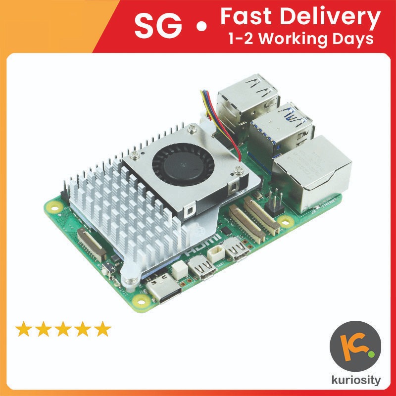 Raspberry Pi 5 Active Cooler with Heatsink | Shopee Singapore