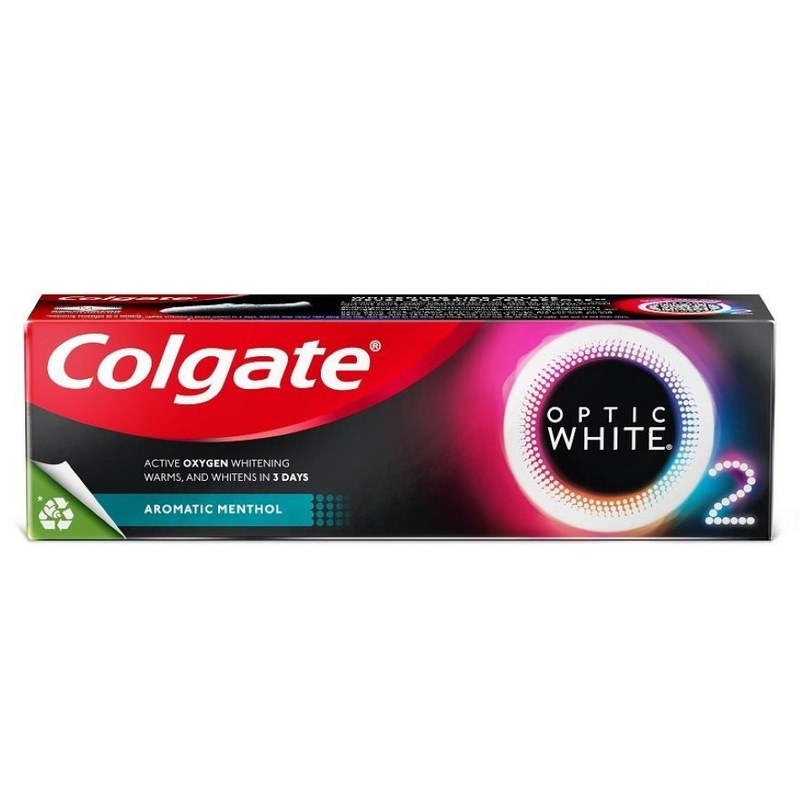 Colgate Optic White O2 Aromatic Menthol Toothpaste 85g | Shopee Singapore