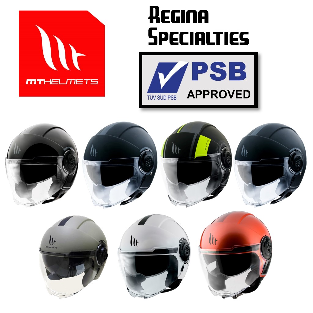 MT Helmets Viale SV Open Face Helmet *PSB Approved* Motorcycle Cheap ...