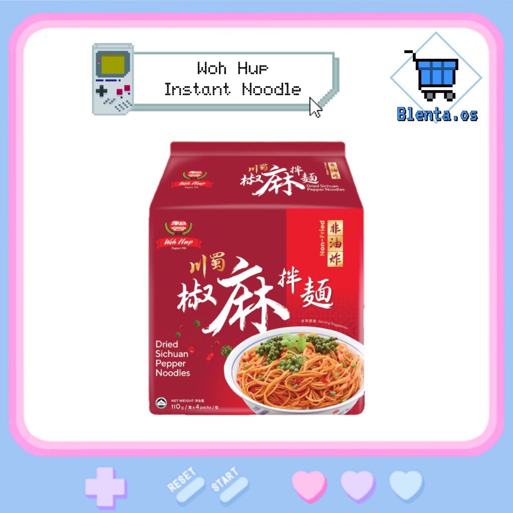 Woh Hup Dried ShanghaiScallion/SiChuan Pepper/Shanxi Spicy Oil Noodle🔥 ...